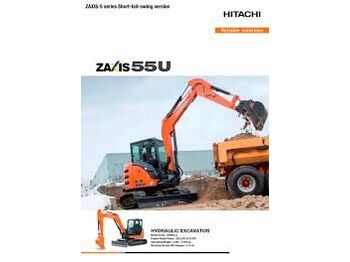 New HITACHI ZX 55U-5A CLR mini excavator for sale from Germany at ...