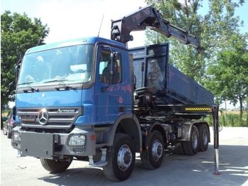 Mercedes-Benz ACTROS 4141 8x8 EURO4 KIPPER MIT KRAN mobile crane from Poland for sale at Truck1 ...