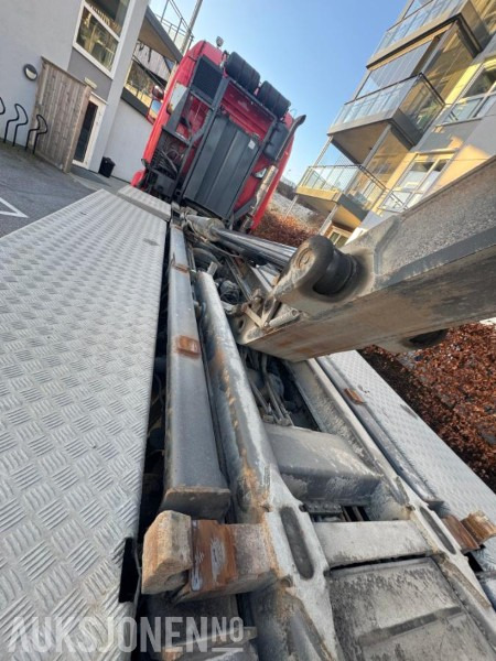 2015 Scania R580 8x4 tridem Krokbil / krokløft m/ JOAB 24t krok med knekk for sale, Hook lift ...