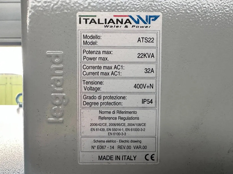 New Generator set Perkins Leroy Somer 22 kVA Silent noodstroom systeem generatorset NSA XXL tank ...