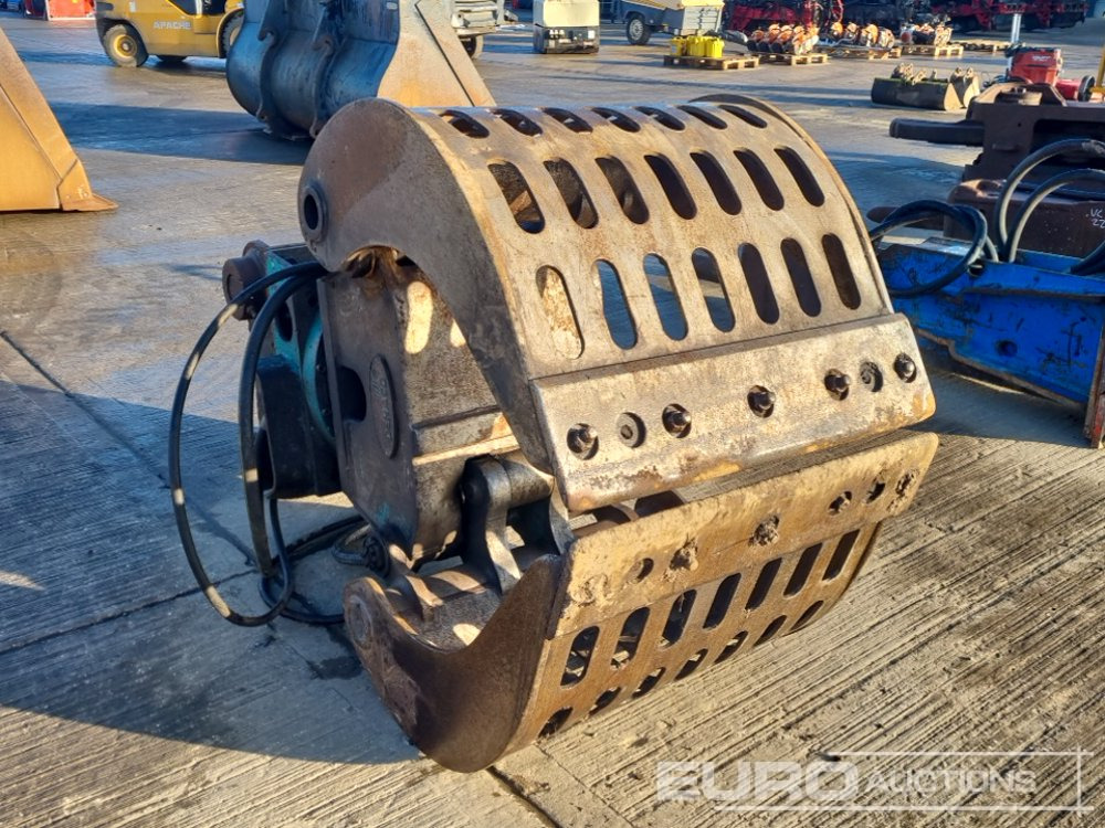 Dehaco Hydraulic Rotating Selector Grab 80mm Pin to suit 20 Ton Excavator for sale, Attachment ...